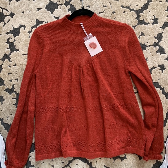 LC Lauren Conrad | Sweaters | Lauren Conrad Rust Colored Sweater With ...